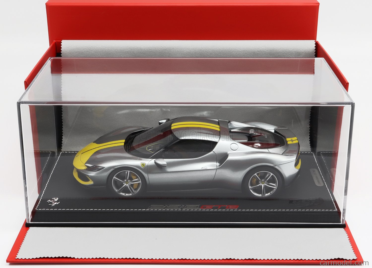 BBR-MODELS P18211A-VET Scale 1/18 | FERRARI 296 GTB ASSETTO FIORANO 2022 GRIGIO CORBURN - GREY ...