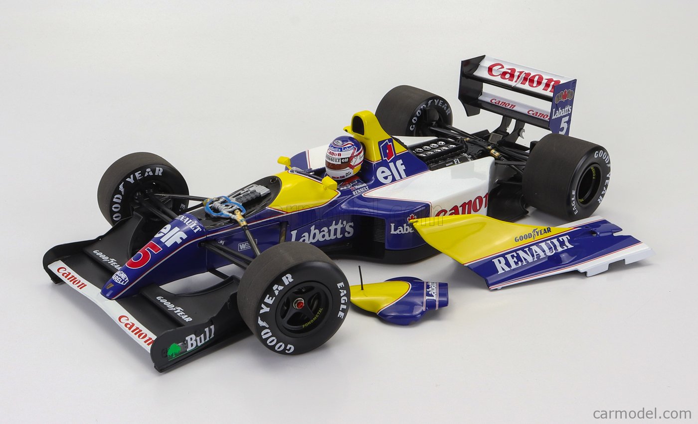 MINICHAMPS 113920005 Scale 1/18 | WILLIAMS F1 FW14B RENAULT N 5 WORLD ...