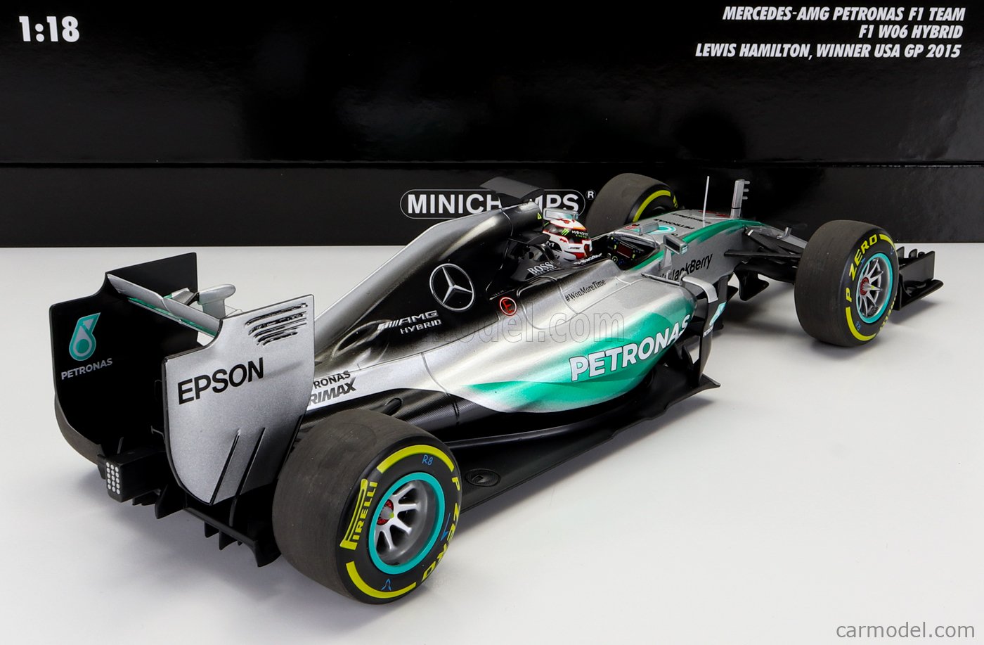 MINICHAMPS 113150544 Scale 1/18 | MERCEDES GP F1 W06 AMG PETRONAS N 44 ...