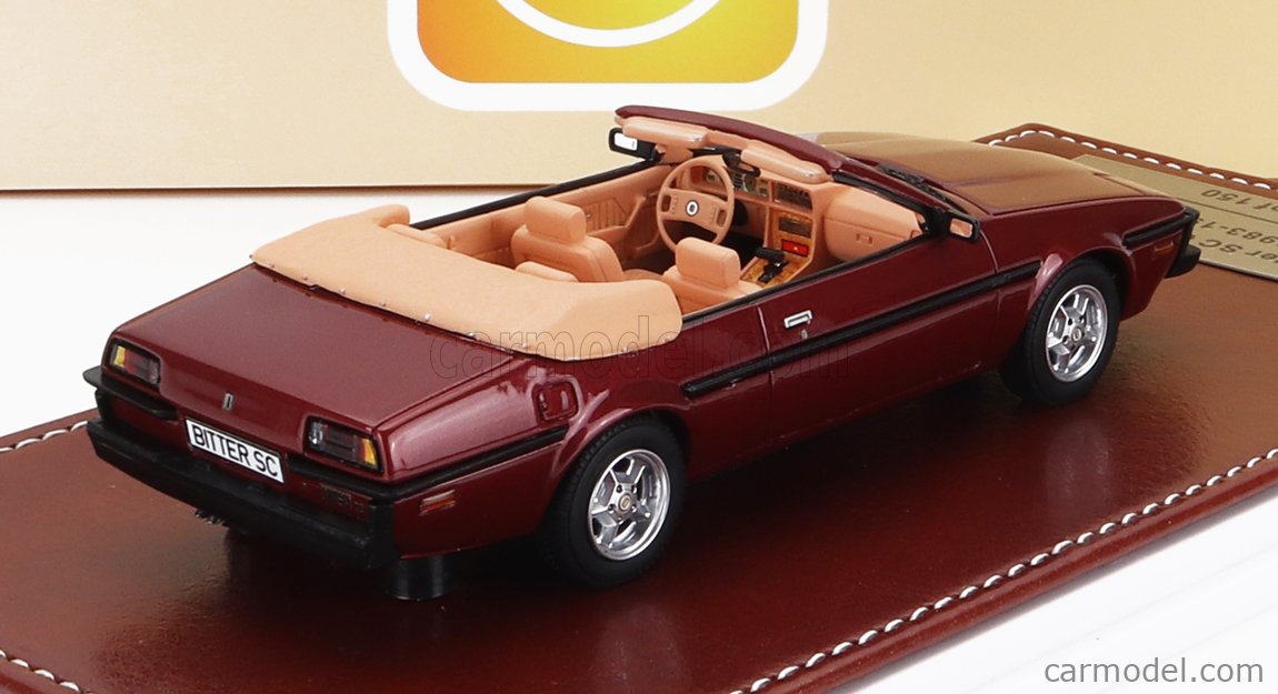 GREAT-ICONIC-MODELS GIM098C Scale 1/43 | BITTER SC CABRIOLET OPEN 1985 RED