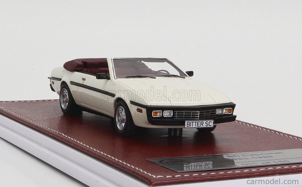 GREAT-ICONIC-MODELS GIM098A Scale 1/43 | BITTER SC CABRIOLET OPEN 1985 ...