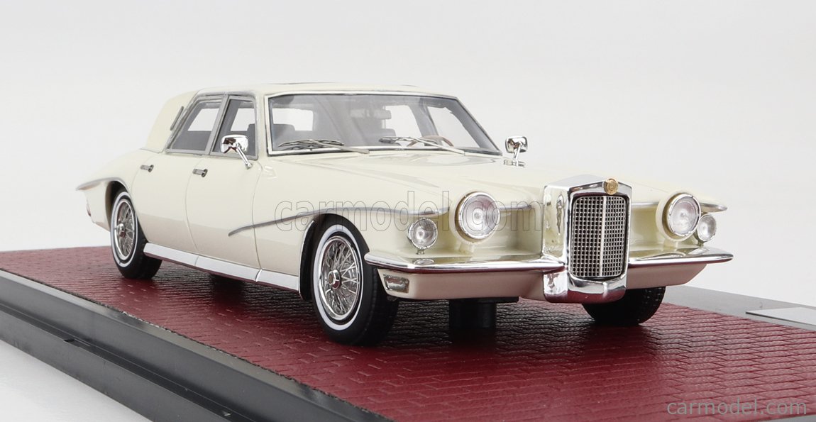 MATRIX SCALE MODELS MX41804-082 Scale 1/43 | STUTZ DUPLEX SEDAN 1971 WHITE