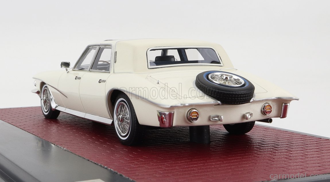 MATRIX SCALE MODELS MX41804-082 Scale 1/43 | STUTZ DUPLEX SEDAN 1971 WHITE