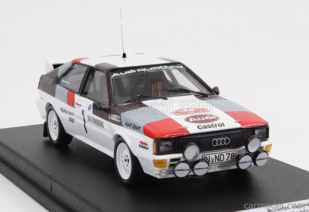 TROFEU TRRFR51 Scale 1/43 | AUDI QUATTRO N 1 2nd RALLY MONTECARLO 1982 ...