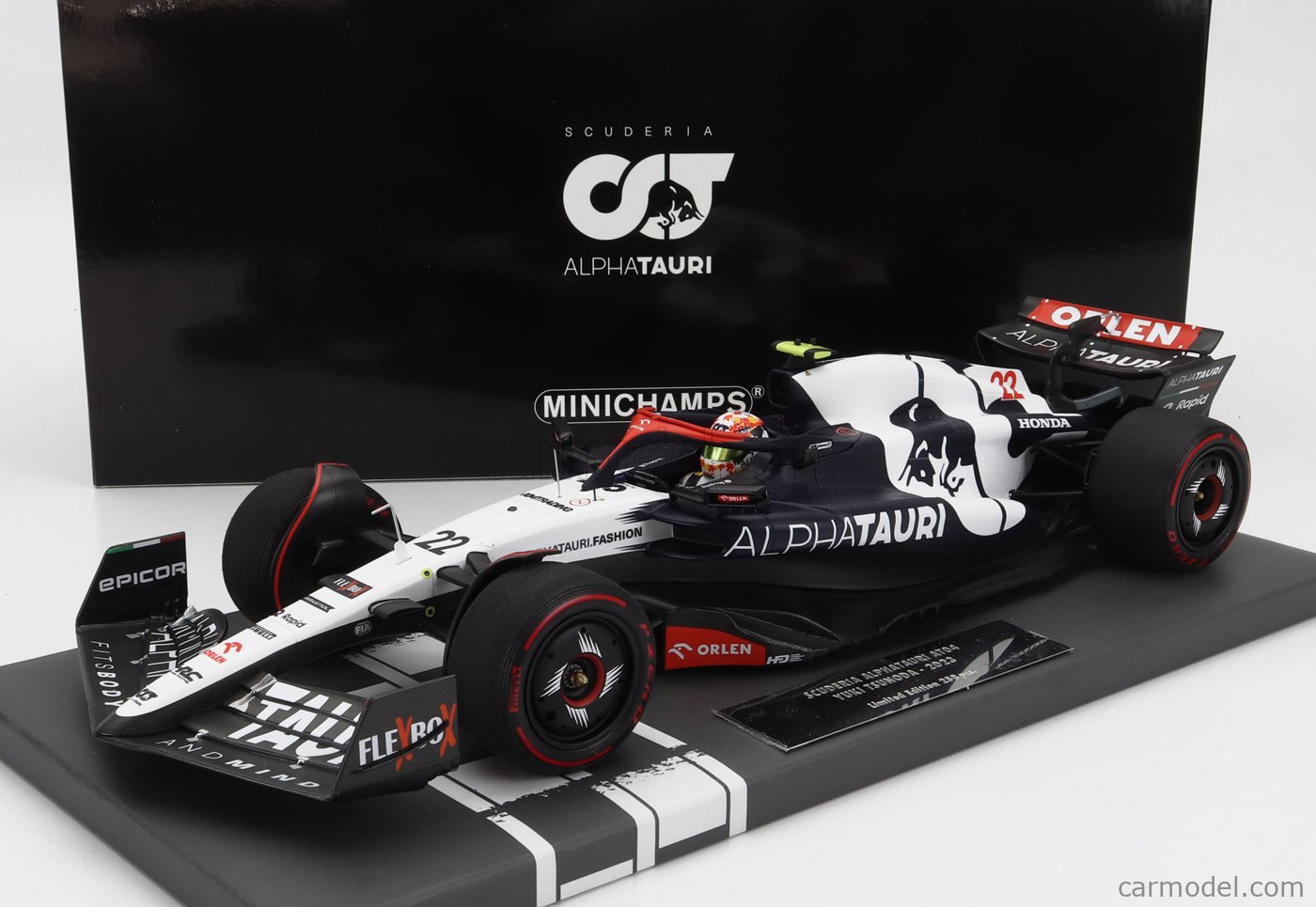 MINICHAMPS 117230122 Scale 1/18 | ALPHA TAURI F1 AT04 TEAM ALPHA TAURI ...