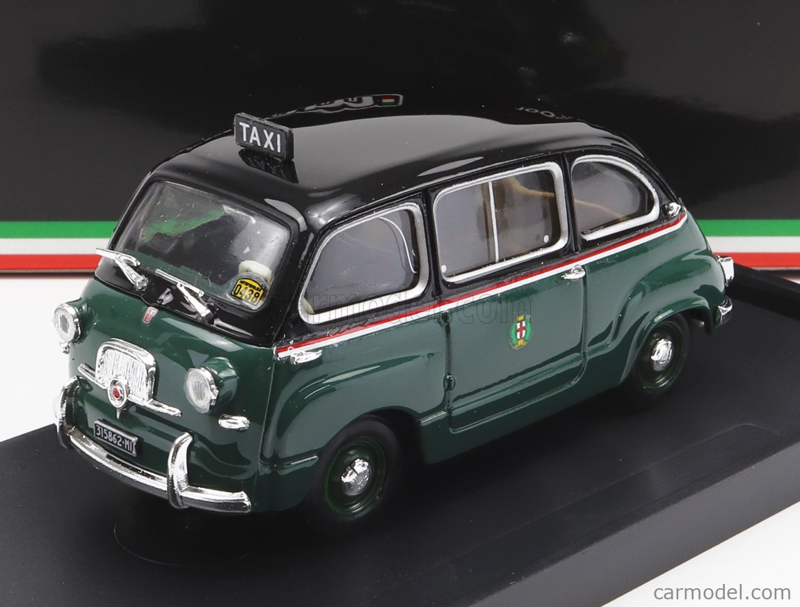 BRUMM R251-UPD-2023 Scale 1/43 | FIAT 600 MULTIPLA 1 SERIES TAXI MILANO ...