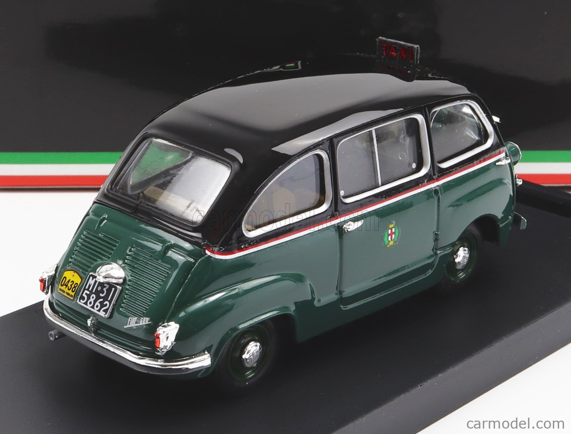 BRUMM R251-UPD-2023 Scale 1/43 | FIAT 600 MULTIPLA 1 SERIES TAXI MILANO ...