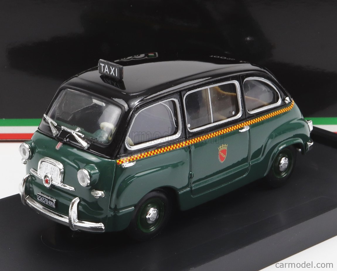BRUMM R251C-UPD-2023 Scale 1/43 | FIAT 600 MULTIPLA I SERIES TAXI ROMA ...