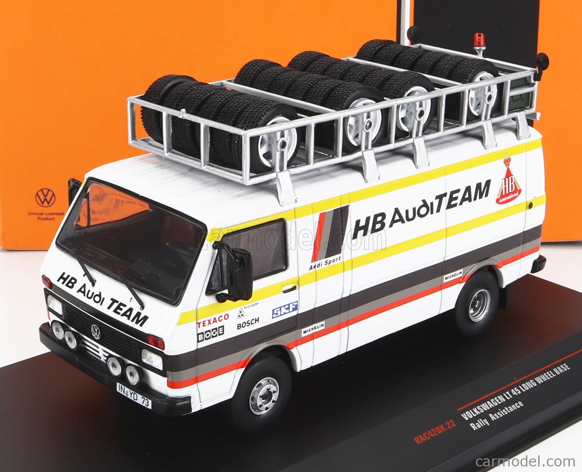 IXO-MODELS RAC420X.22 Scale 1/43 | VOLKSWAGEN LT45 VAN HB AUDI RALLY ...