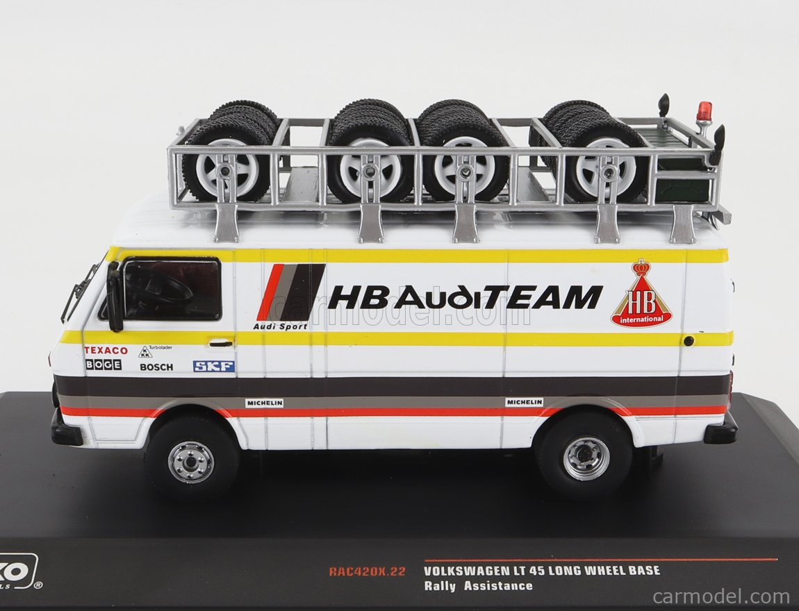 IXO-MODELS RAC420X.22 Scale 1/43 | VOLKSWAGEN LT45 VAN HB AUDI RALLY ...