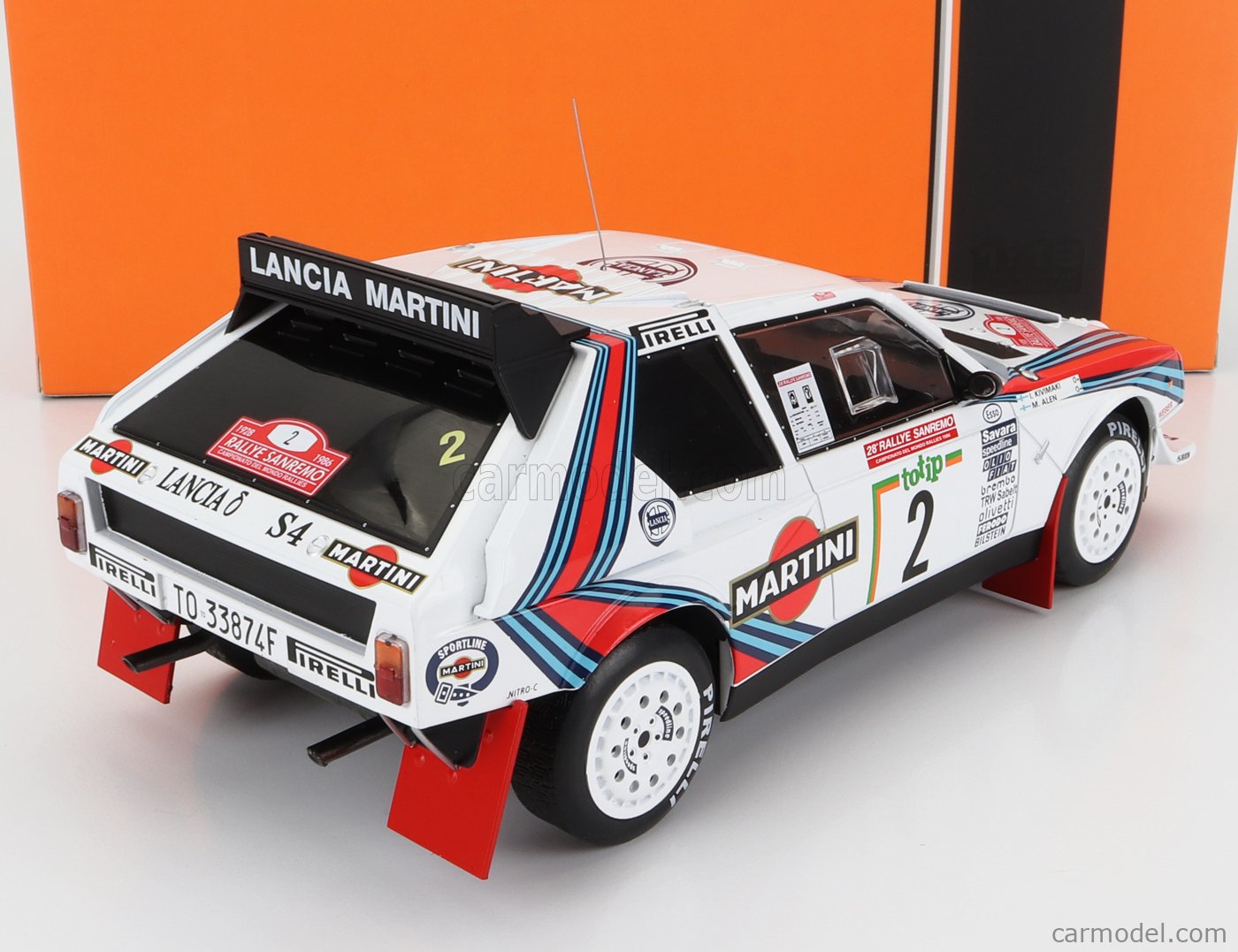 IXO-MODELS 18RMC130A.22S Scale 1/18 | LANCIA DELTA S4 TEAM MARTINI ...