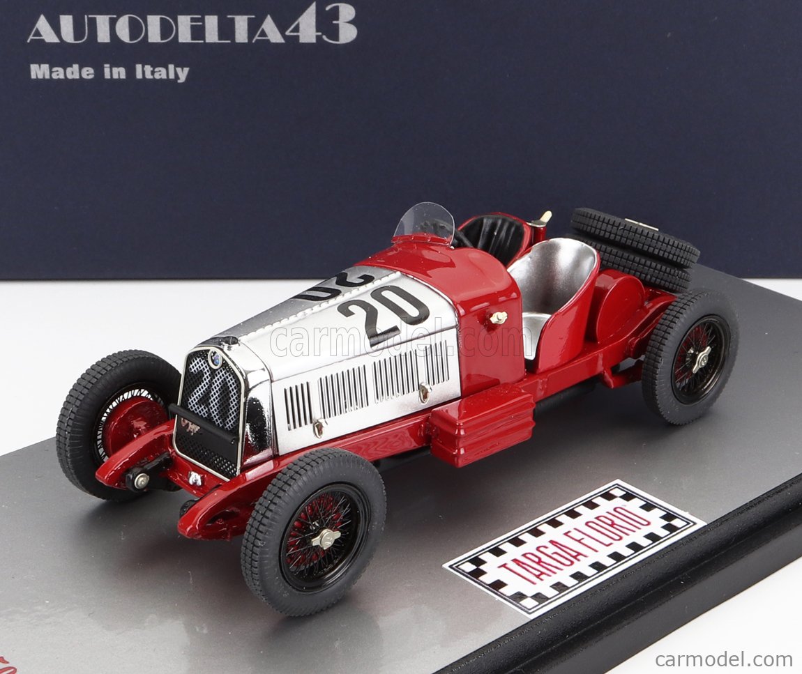 AUTODELTA43 SR23 Scale 1/43 | ALFA ROMEO 6C 1750 SS SPIDER N 20 TARGA ...