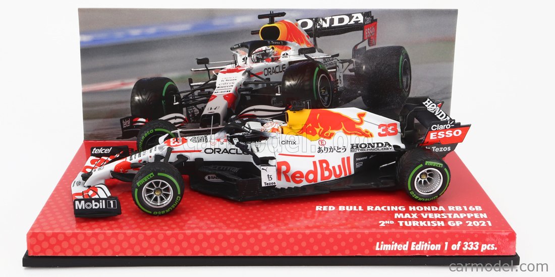 MINICHAMPS 413211633 Scale 1/43 | RED BULL F1 RB16B HONDA RA620H TEAM ...