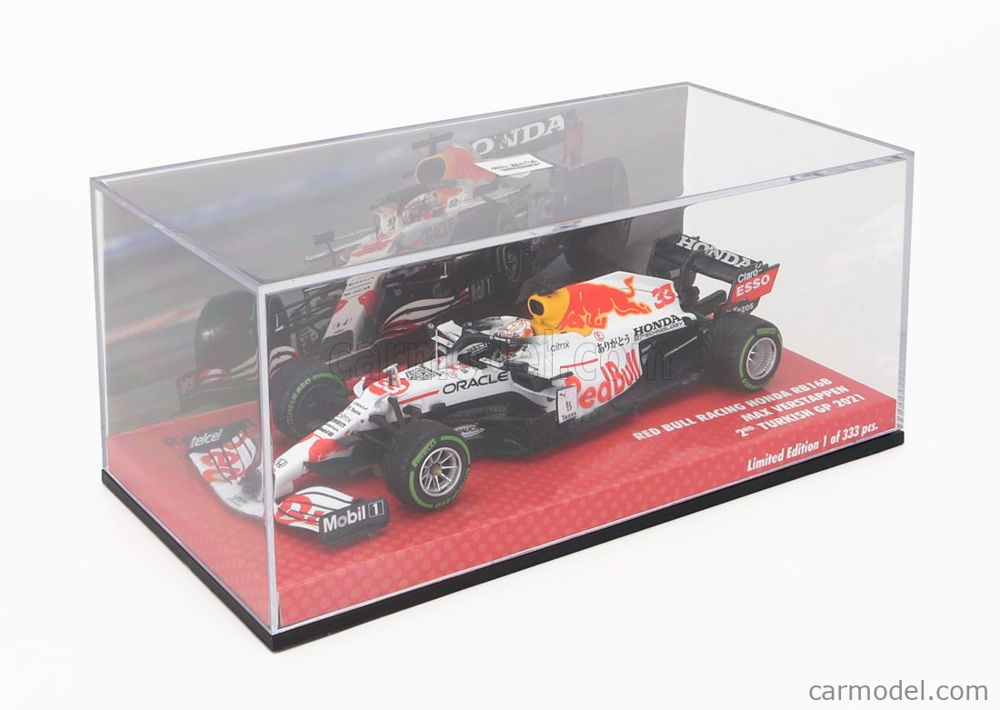 MINICHAMPS 413211633 Scale 1/43 | RED BULL F1 RB16B HONDA RA620H TEAM ...