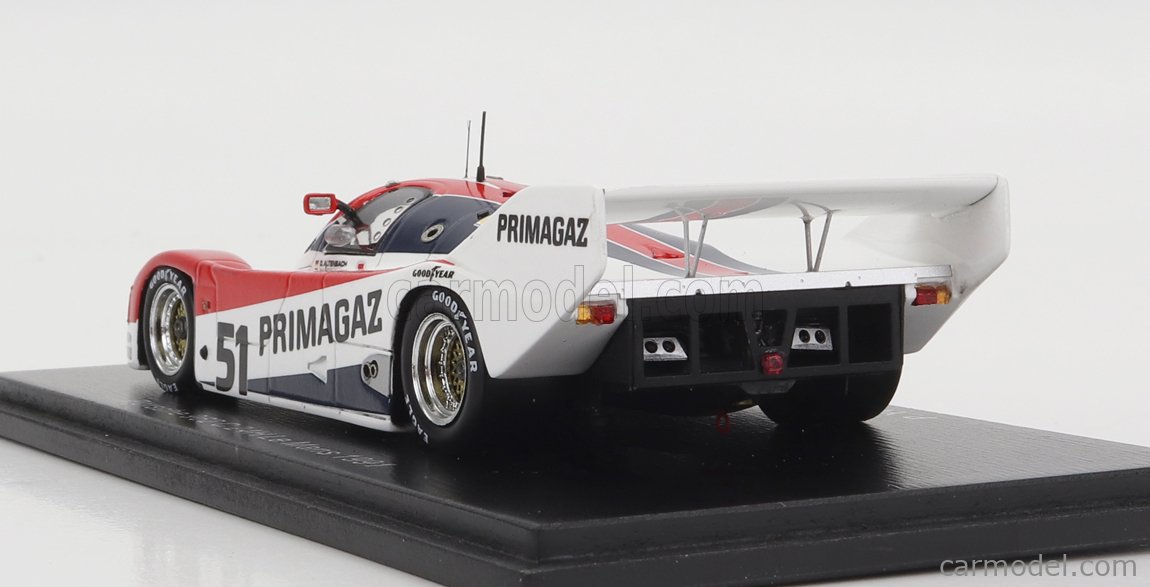 SPARK-MODEL S9889 Escala 1/43 | PORSCHE 962C 3.2L TURBO TEAM SALAMIN PRIMAGAZ N 24h LE MANS 1991 ...