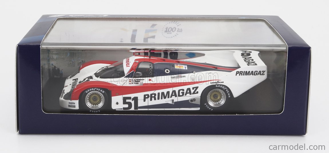 SPARK-MODEL S9889 Echelle 1/43 | PORSCHE 962C 3.2L TURBO TEAM SALAMIN PRIMAGAZ N 24h LE MANS ...