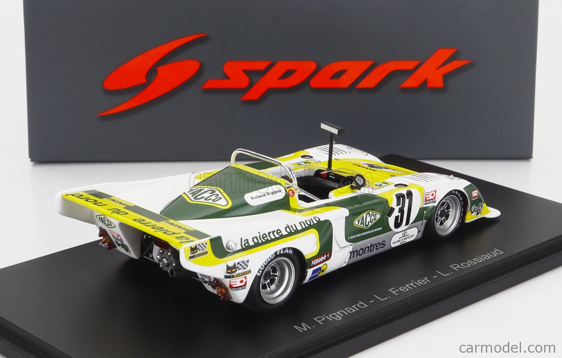 SPARK-MODEL S9412 Scale 1/43 | CHEVRON B36 2.0L S4 TEAM SOCIETE RACING ...