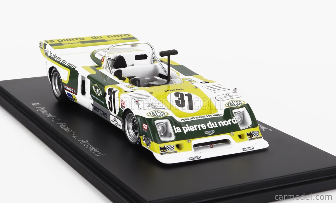 SPARK-MODEL S9412 Scale 1/43 | CHEVRON B36 2.0L S4 TEAM SOCIETE RACING ...