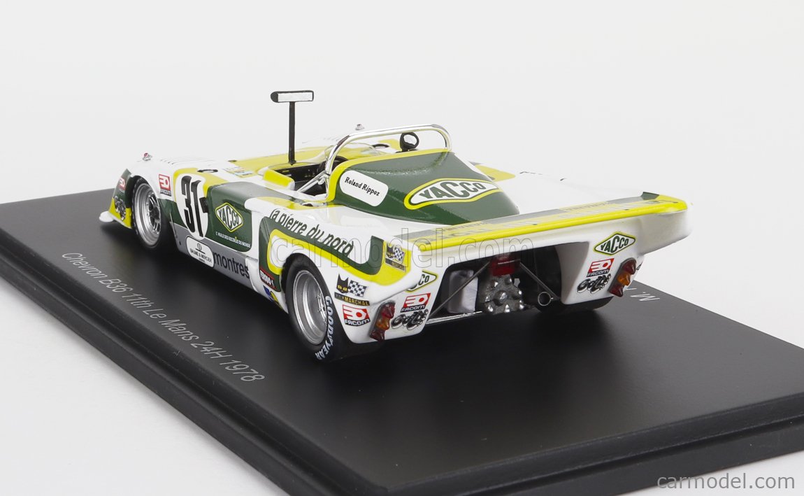 SPARK-MODEL S9412 Scale 1/43 | CHEVRON B36 2.0L S4 TEAM SOCIETE RACING ...