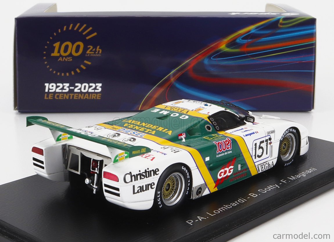 SPARK-MODEL S6809 Scala 1/43 | SPICE SE86C 3.3L V8 TEAM PIERRE ALAIN ...