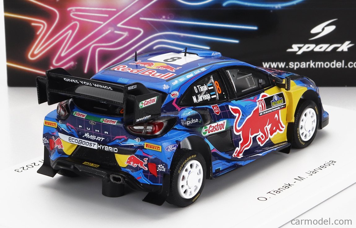 SPARK-MODEL S6729 Scale 1/43 | FORD ENGLAND PUMA RALLY1 RED BULL TEAM ...