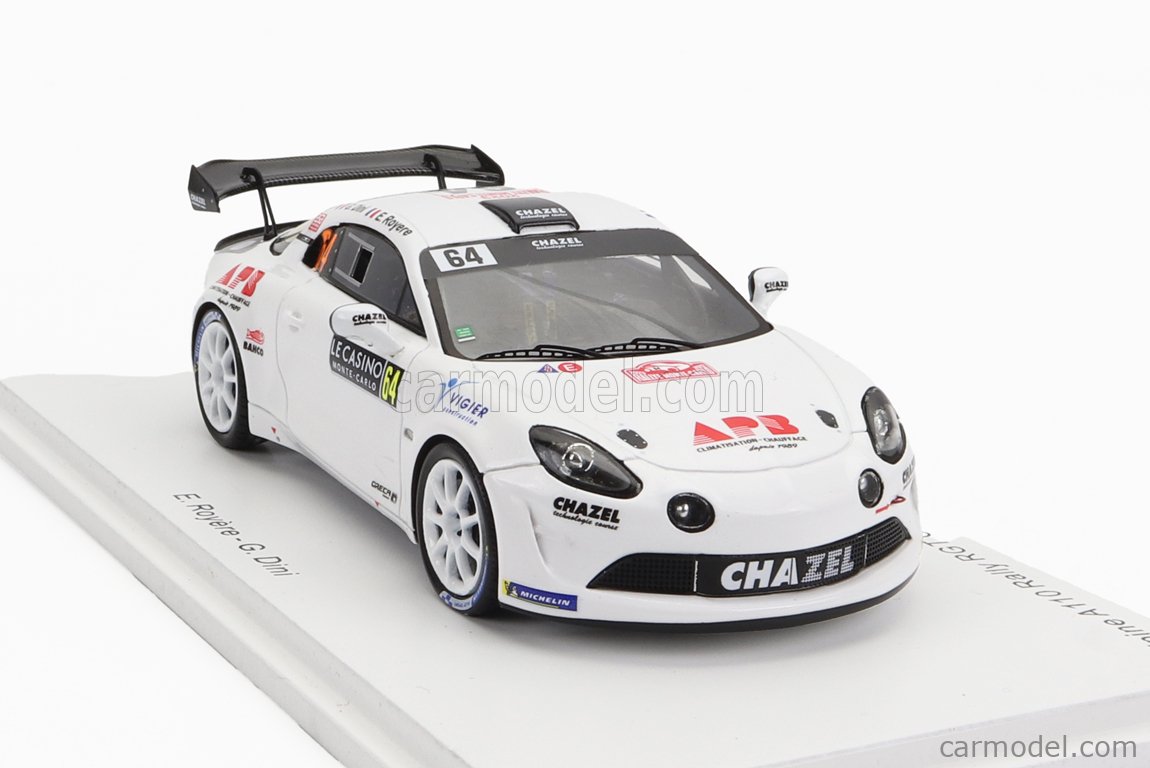 SPARK-MODEL S6723 Scale 1/43 | RENAULT ALPINE A110 RALLY RGT TEAM ...