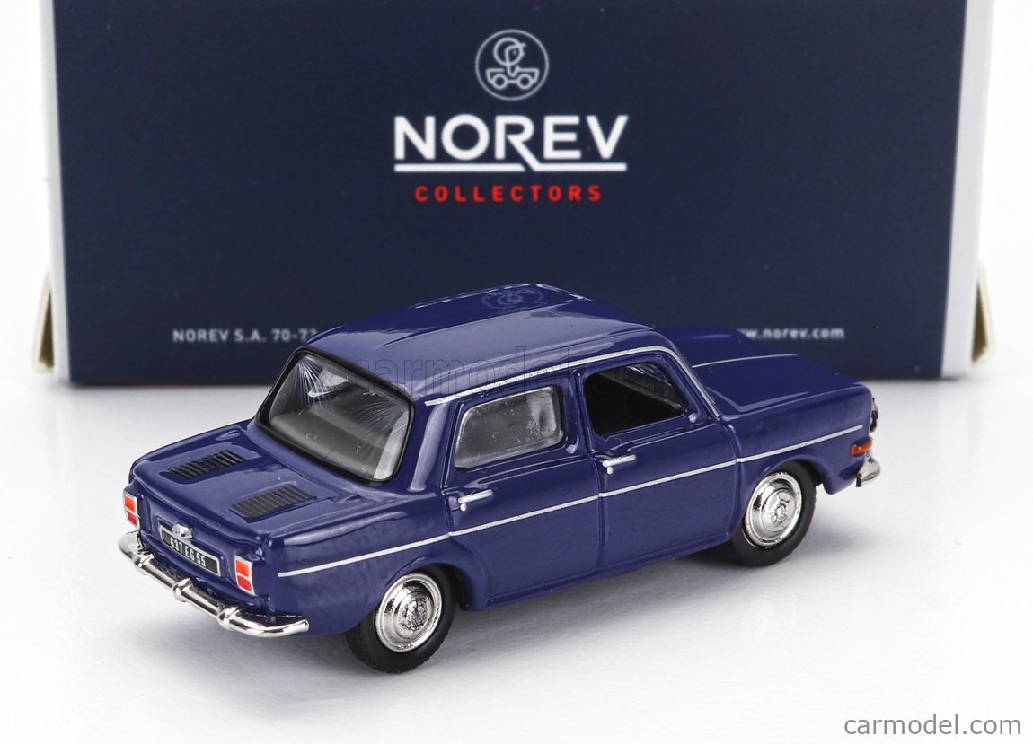 NOREV 571097 Scale 1/87 | SIMCA 1000 GLS 1968 BLUE