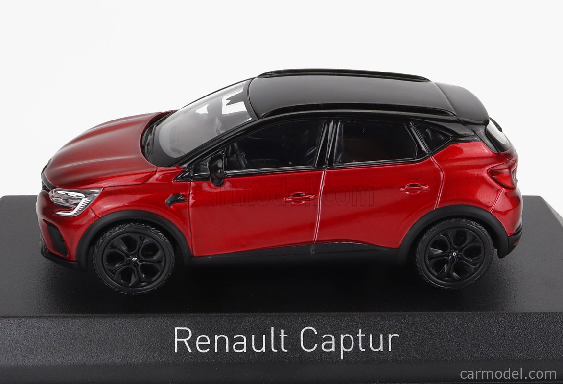 NOREV 517769 Scale 1/43 | RENAULT CAPTUR RIVE GAUCHE 2022 FLAME RED BLACK