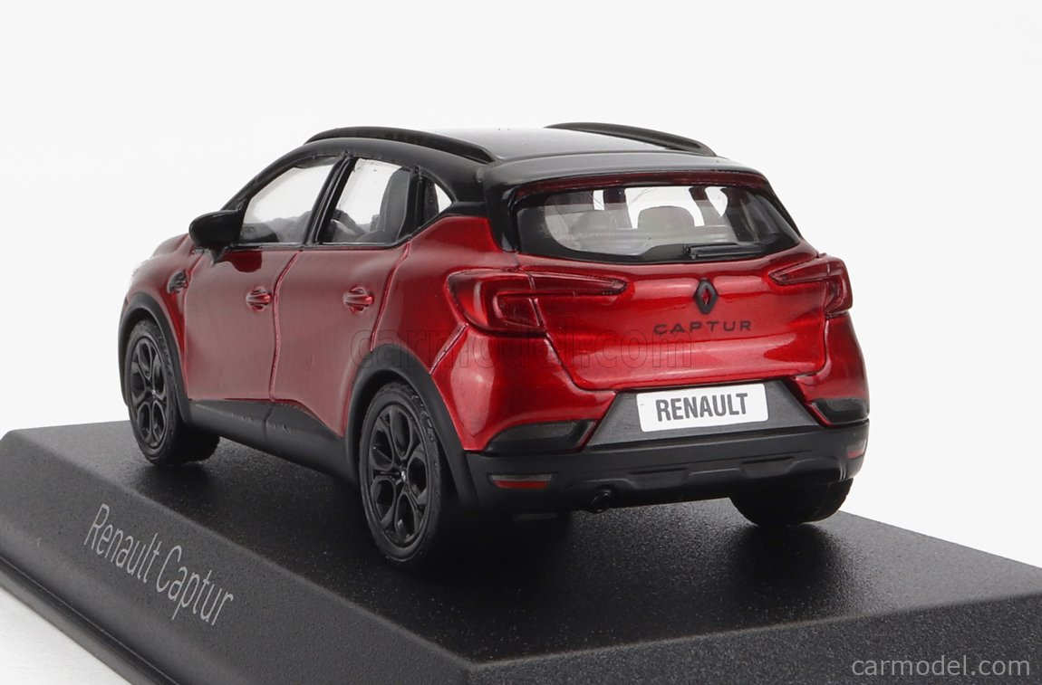 NOREV 517769 Scale 1/43 | RENAULT CAPTUR RIVE GAUCHE 2022 FLAME RED BLACK