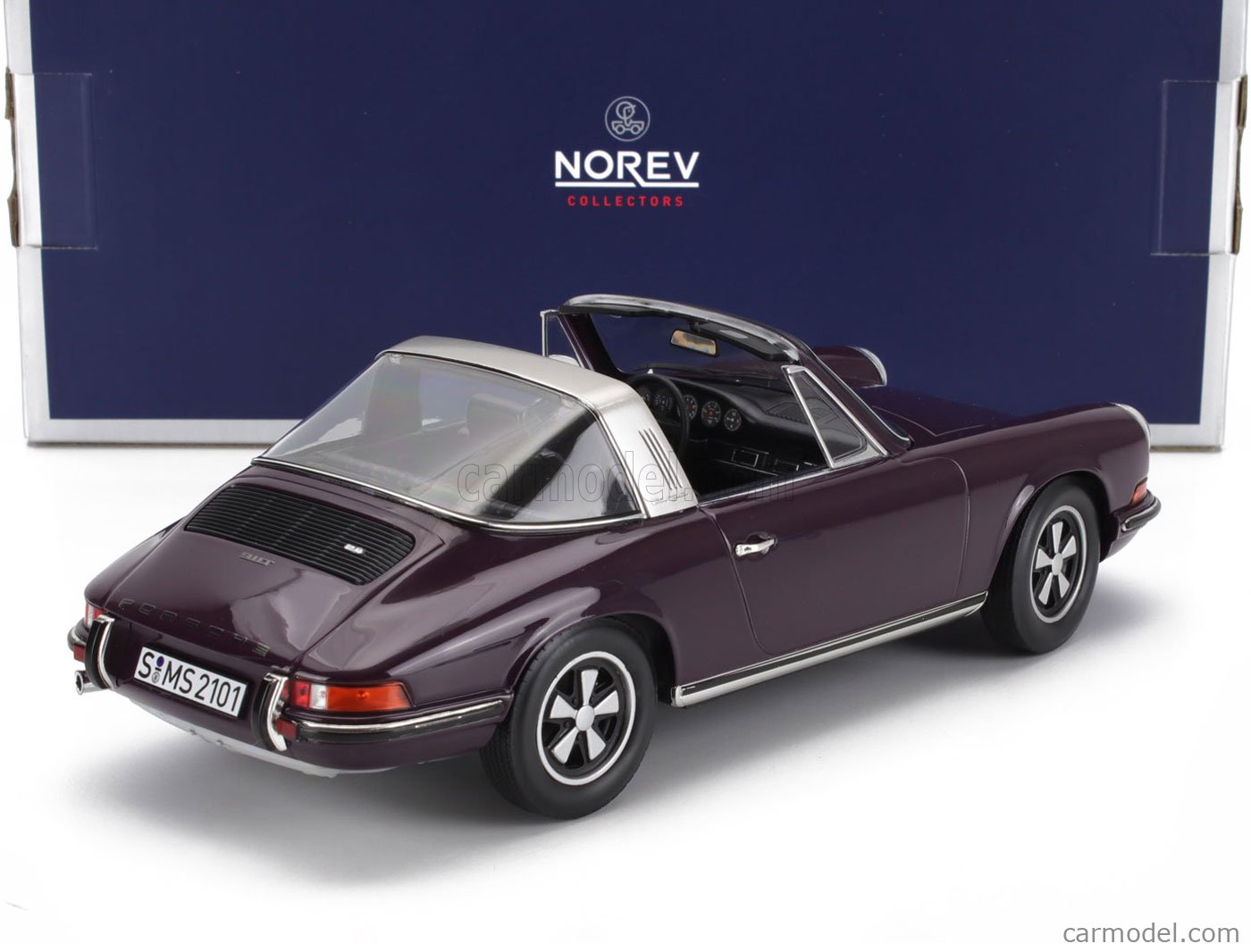 NOREV 187644 Scale 1/18 | PORSCHE 911 E TARGA 1971 PURPLE