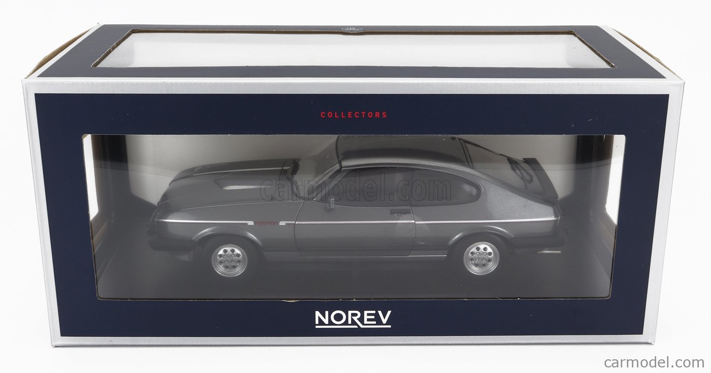 NOREV 182725 Echelle 1/18 | FORD ENGLAND CAPRI MKIII 2.8i RHD 1981 GREY MET