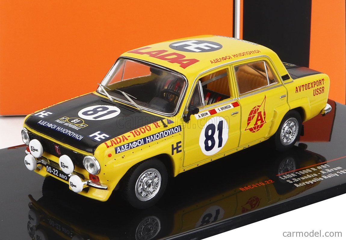 IXO-MODELS RAC410.22 Escala 1/43 | LADA FIAT 1600R N 81 ALLY ACROPOLIS ...