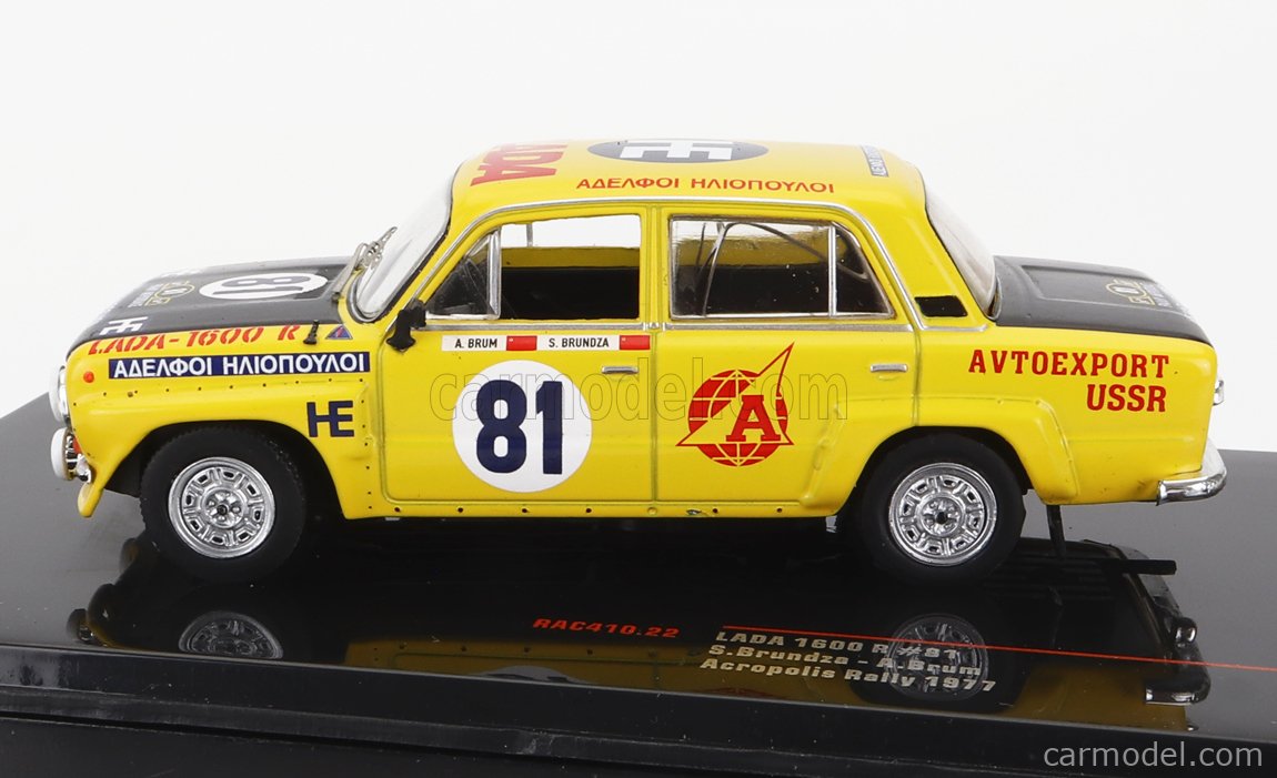 IXO-MODELS RAC410.22 Masstab: 1/43 | LADA FIAT 1600R N 81 ALLY ...
