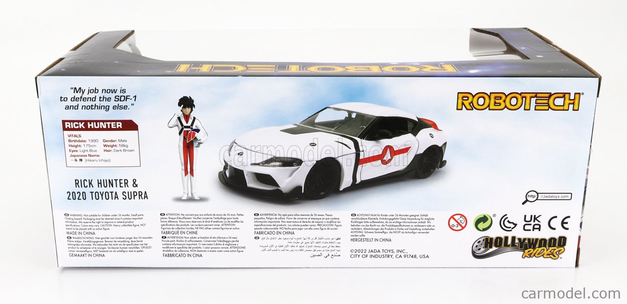 JADA 253255050-33685 Scale 1/24 | TOYOTA SUPRA WITH RICK HUNTER FIGURE ...