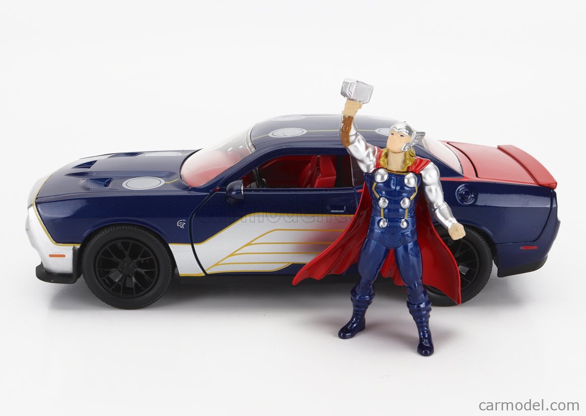 JADA 253225032-32186 Scale 1/24 | DODGE CHALLENGER SRT8 WITH THOR ...