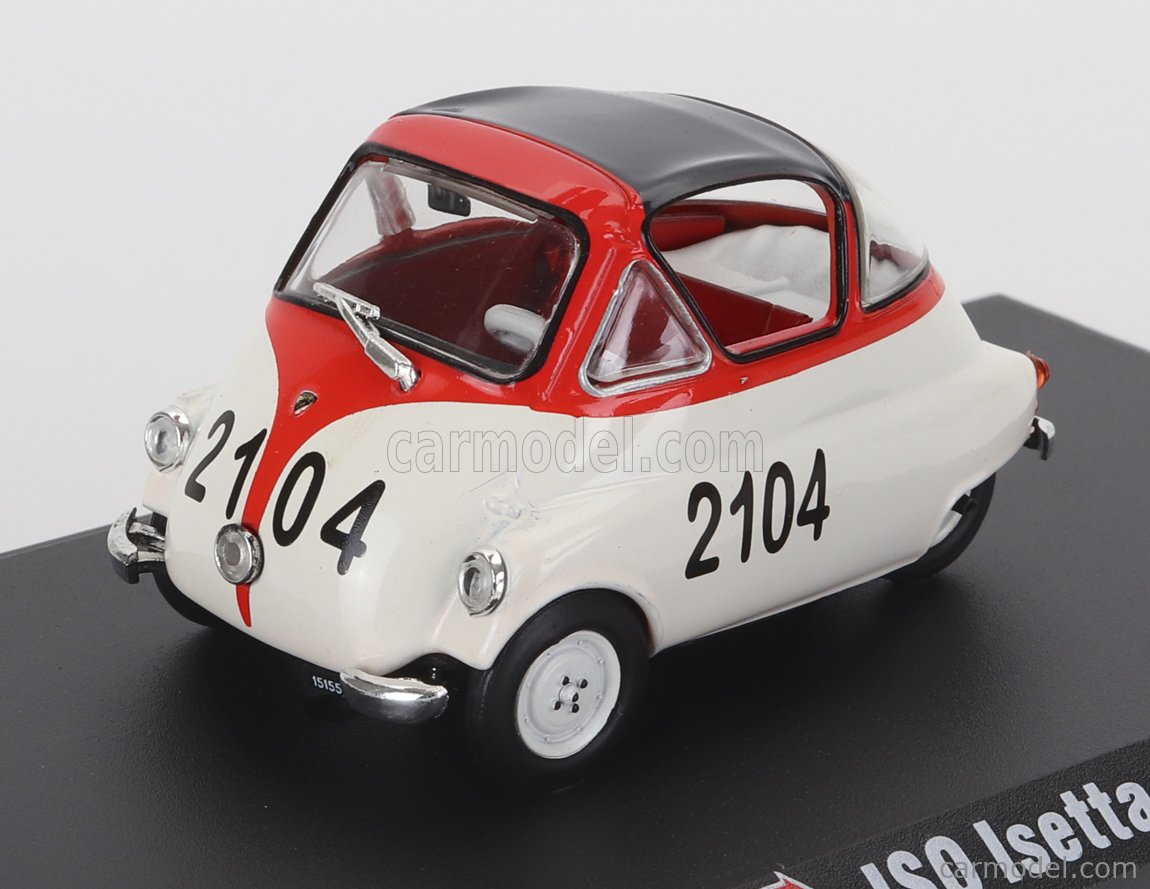EDICOLA MMC017 Scala 1/43 | ISO ISETTA N 2104 MILLE MIGLIA 1954 WHITE RED