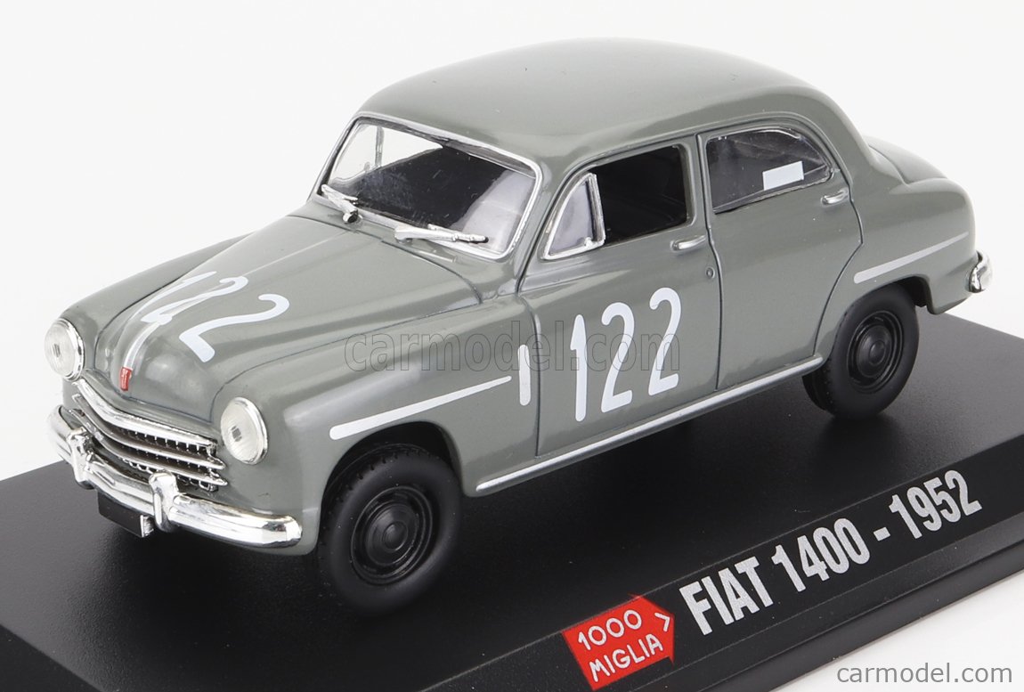 EDICOLA MMC033 Escala 1/43 | FIAT 1400 N 122 MILLE MIGLIA 1952 GREY