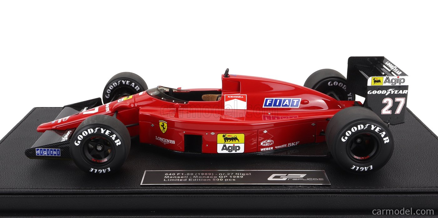 GP-REPLICAS GP144E Escala 1/18 | FERRARI F1 640 F1-89 N 27 MONACO GP ...