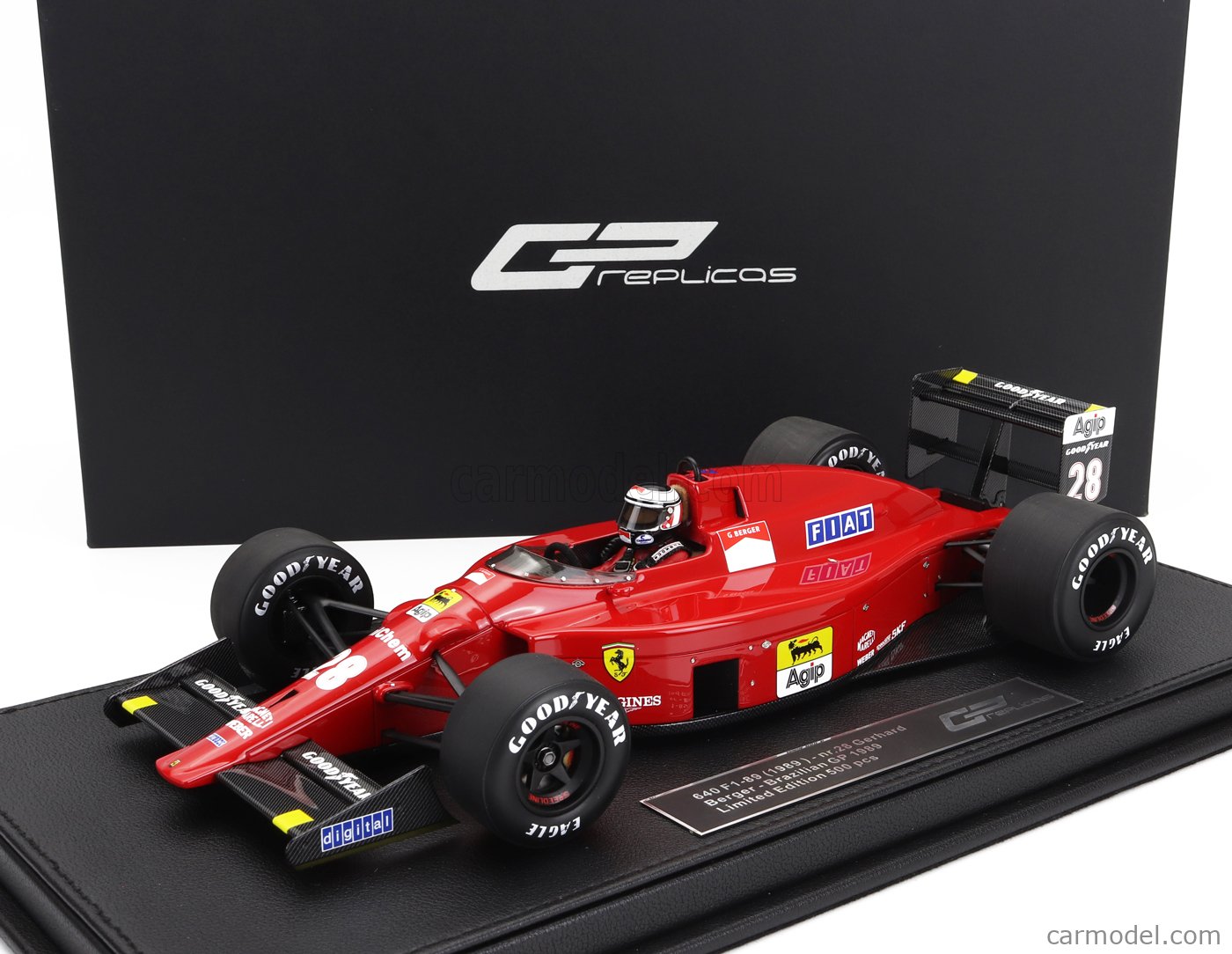 GP-REPLICAS GP144BWD Scale 1/18 | FERRARI F1 640 F1-89 N 28 BRAZILIAN ...