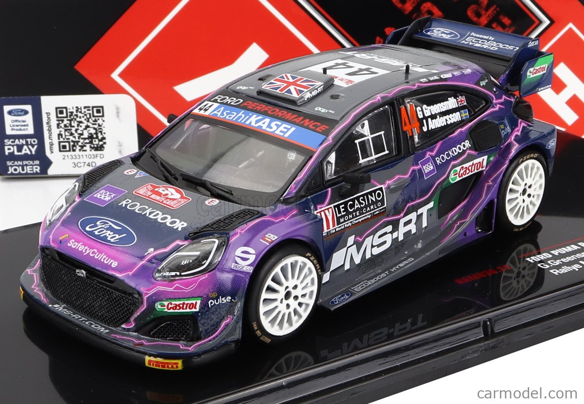 IXO-MODELS RAM830 Scale 1/43 | FORD ENGLAND PUMA RALLY1 TEAM FORD WORLD ...