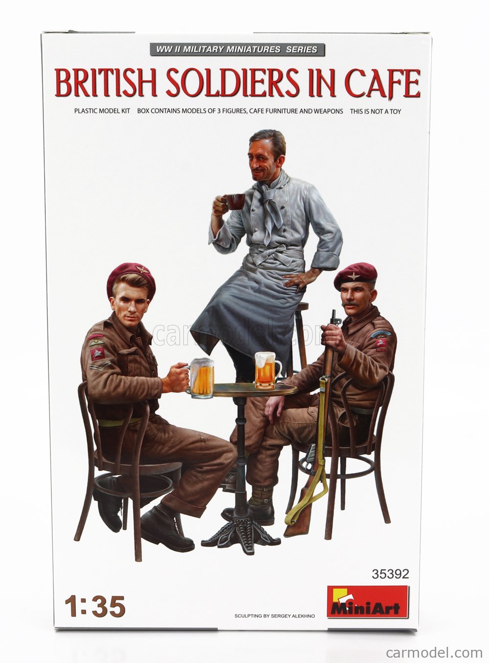MINIART 35392 Scale 1/35 | FIGURES BRITISH SOLDIERS IN CAFE