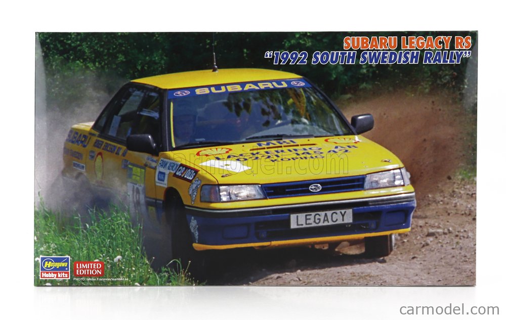 HASEGAWA 20602 Scale 1/24 | SUBARU LEGACY RS N 18 RALLY SWEDEN 1992 R ...