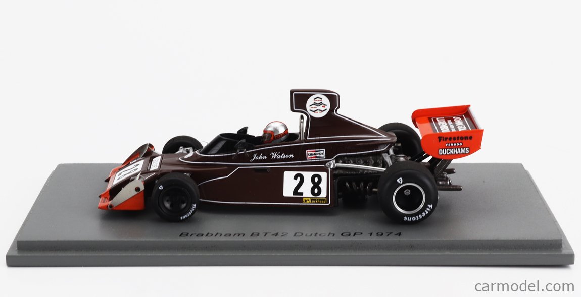 SPARK-MODEL S2348 Scale 1/43 | BRABHAM F1 BT42 N 28 DUTCH GP 1974 J ... SPARK-MODEL S2348 Scale 1/43 | BRABHAM F1 BT42 N 28 DUTCH GP 1974 J ...