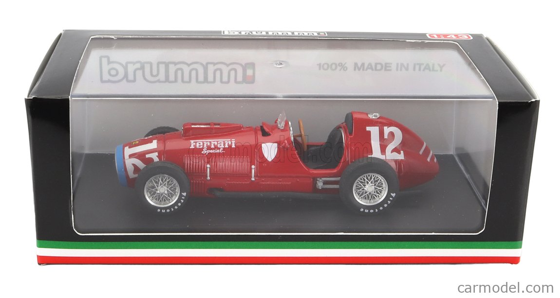 BRUMM R126B-2023 Scale 1/43 | FERRARI F1 375 INDIANAPOLIS N 12 1952 A ...