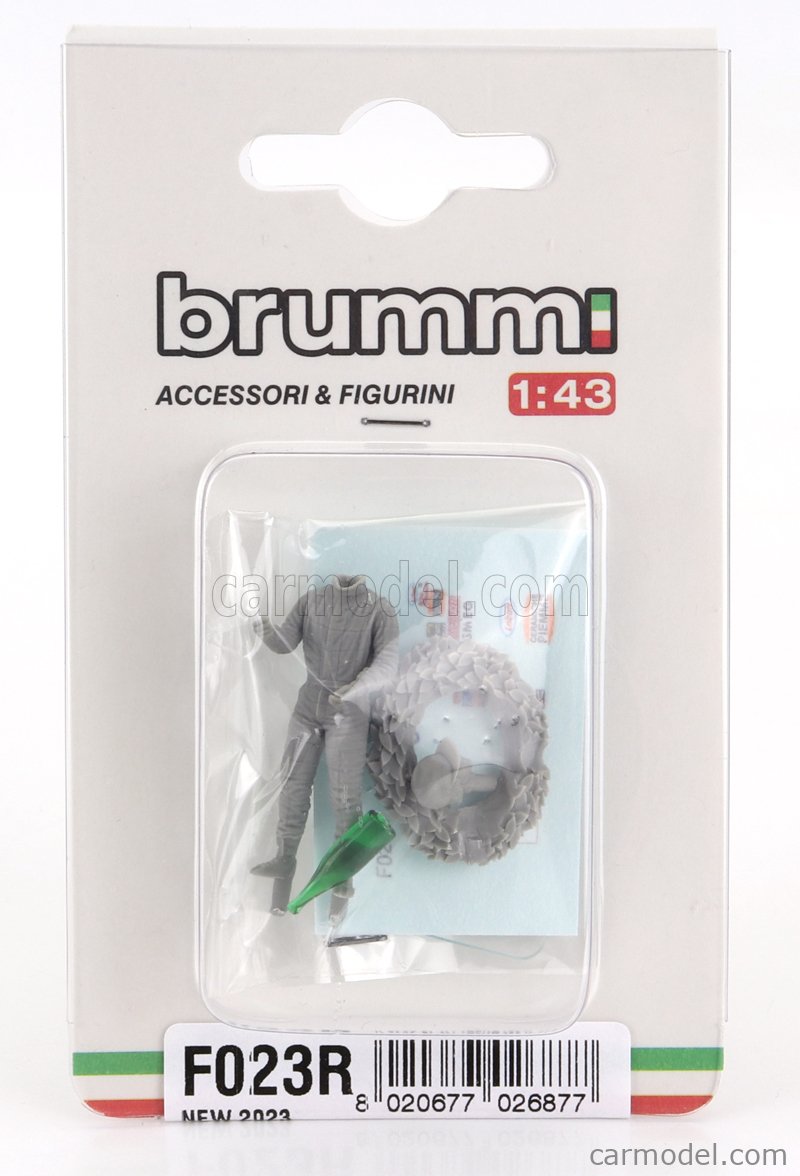 BRUMM F023R Scale 1/43 | FIGURES F1 KIT DRIVER GILLES VILLENEUVE ...