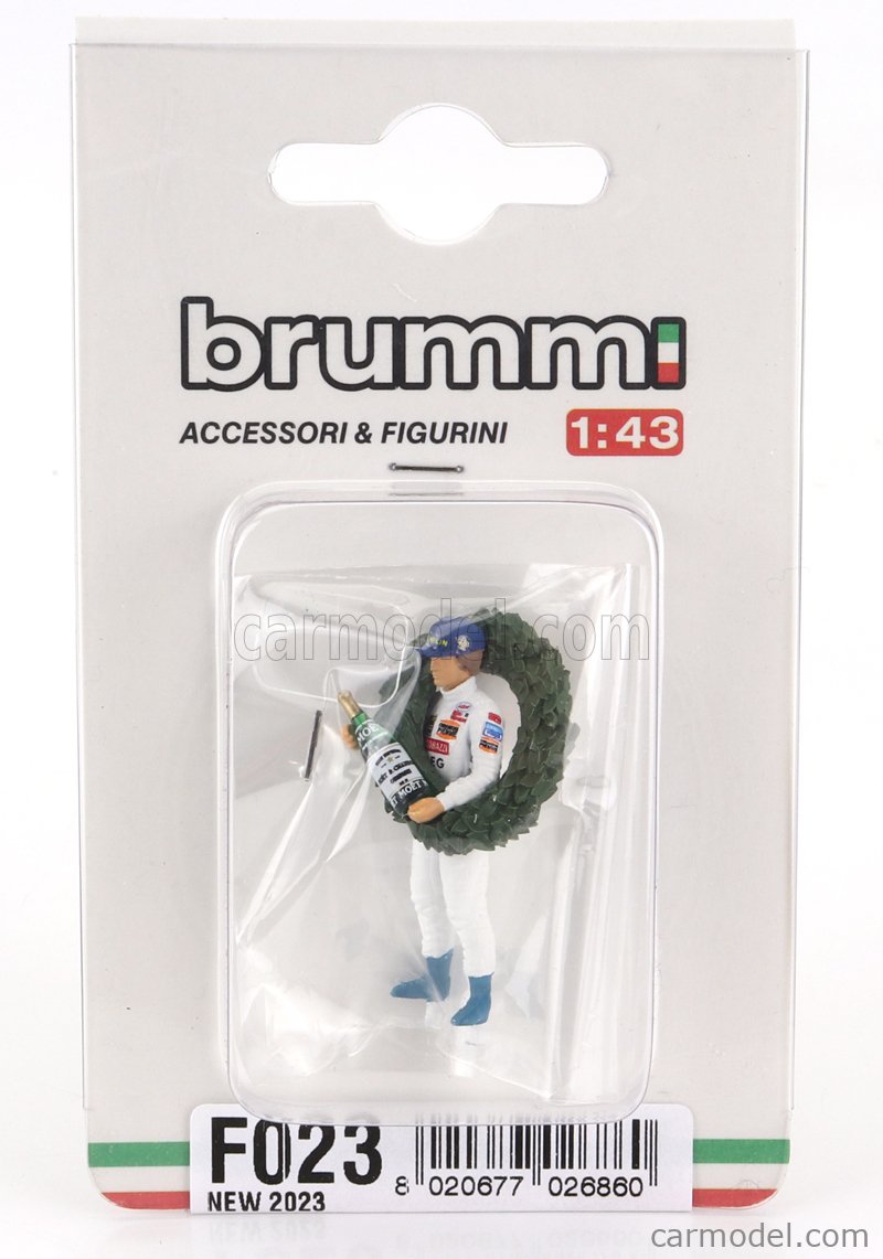 BRUMM F023 Scale 1/43 | FIGURES F1 DRIVER GILLES VILLENEUVE FERRARI ...