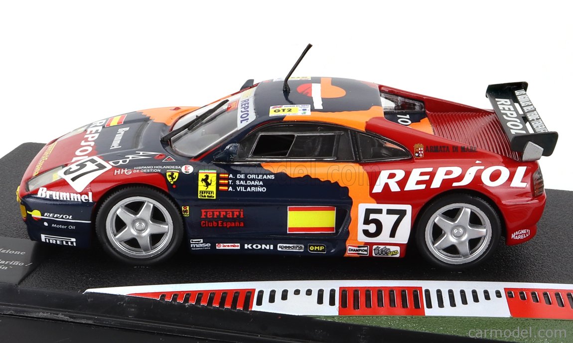 EDICOLA FRCOL049 Echelle 1/43 | FERRARI 348 GT COMPETIZIONE TEAM REPSOL ...