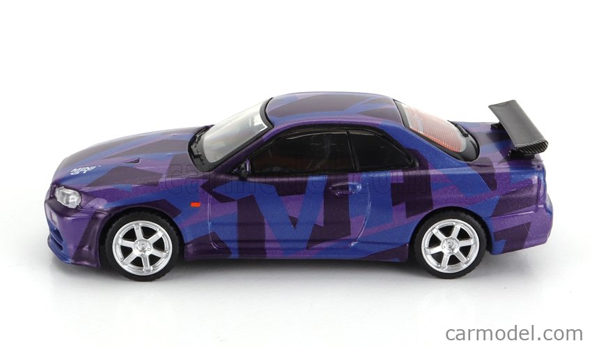 MINI-GT MGT00446-R Scale 1/64 | NISSAN SKYLINE GT-R (R34) V-SPECII MINI ...