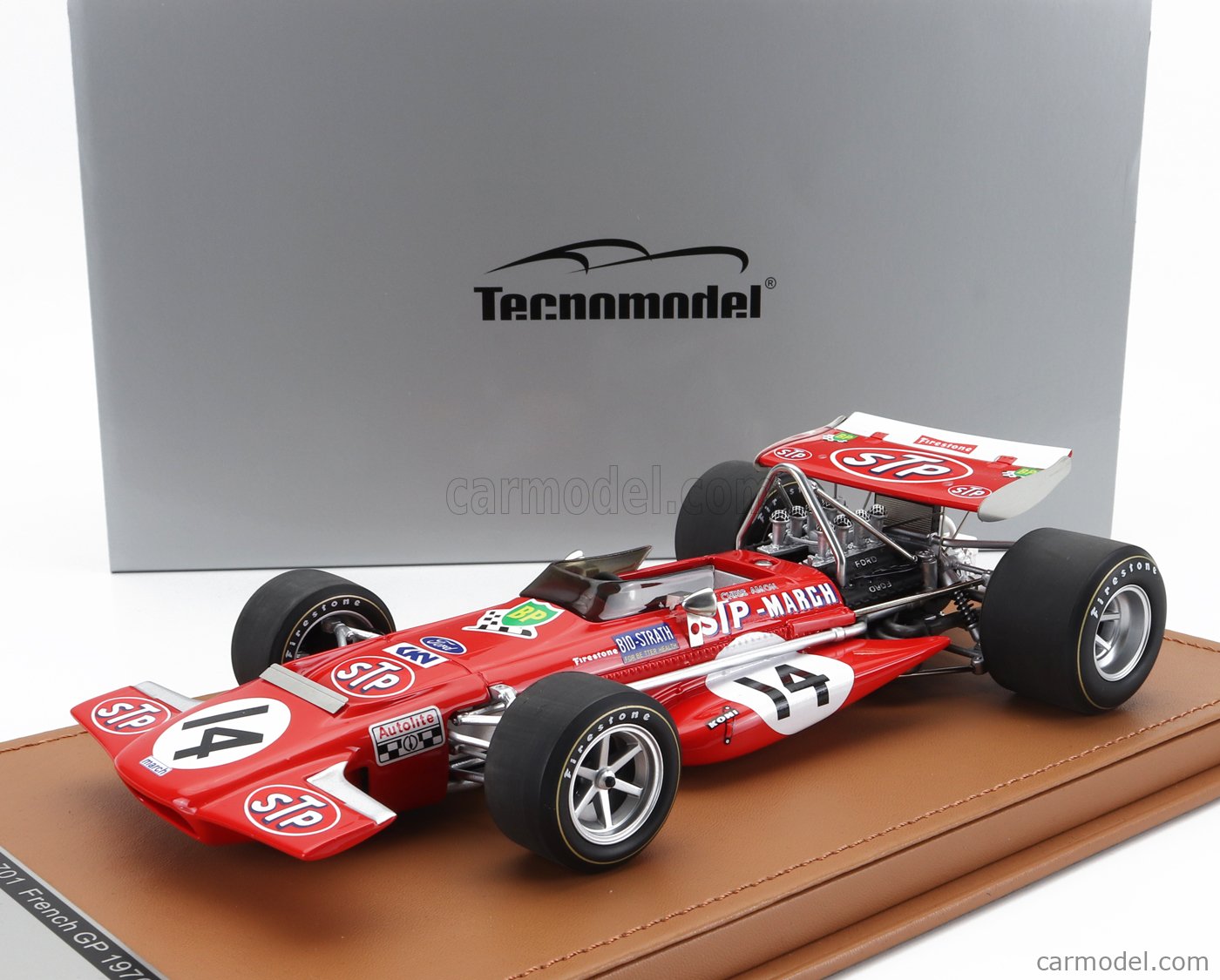TECNOMODEL TM18-216D Echelle 1/18 | MARCH F1 701 N 14 2nd FRENCH GP ...