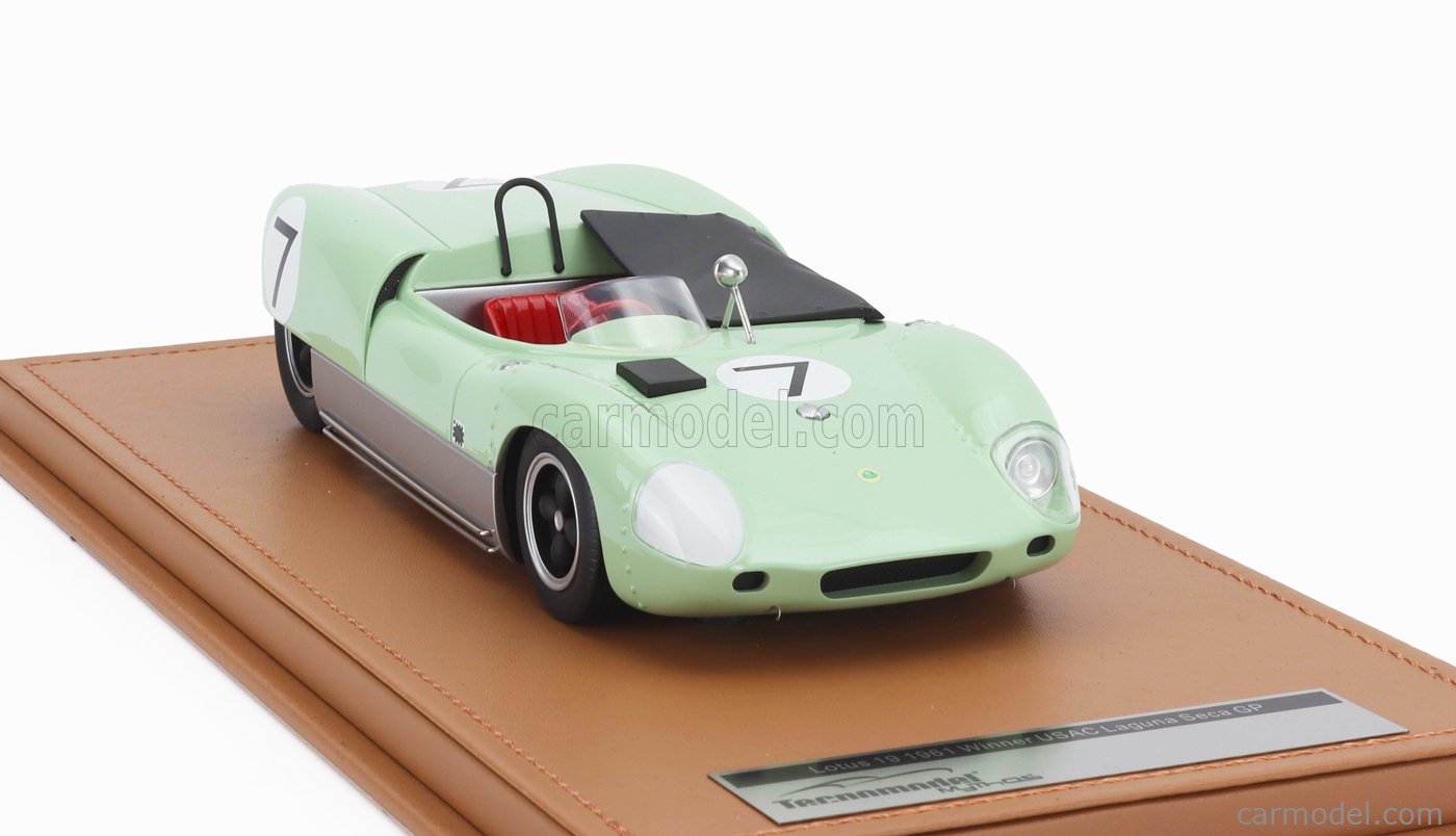 TECNOMODEL TM18-184B Scale 1/18 | LOTUS 19 N 7 WINNER USAC ROAD RACING ...